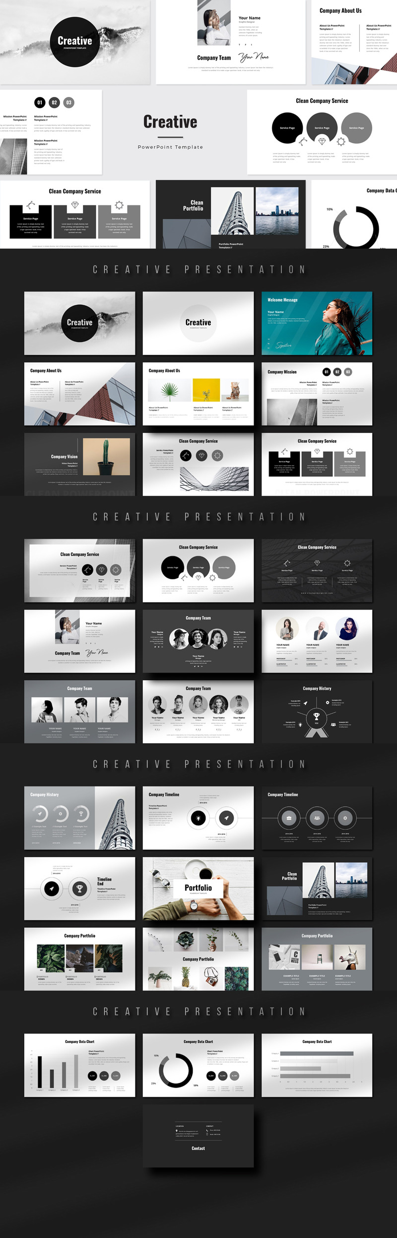 Creative Powerpoint Template 123891 Templatemonster